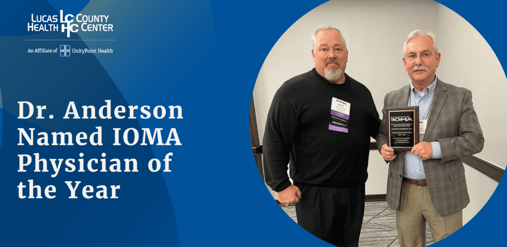 Dr. Kenneth Anderson Named IOMA Physician of the Year | Lucas County ...